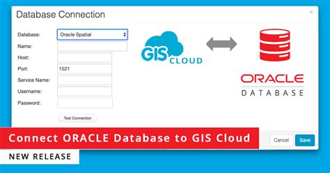 connect oracle database to gis cloud new release gis cloud