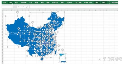 如何在 Excel 上做数据地图？ 知乎