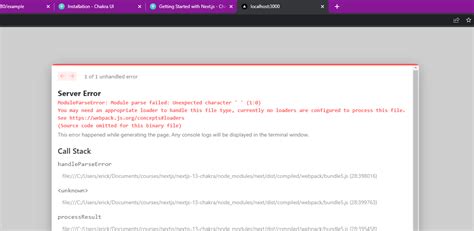 module parse failed unexpected character 1 0 you may need an