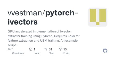 pytorch ivectors parameters py at master vvestman pytorch ivectors my