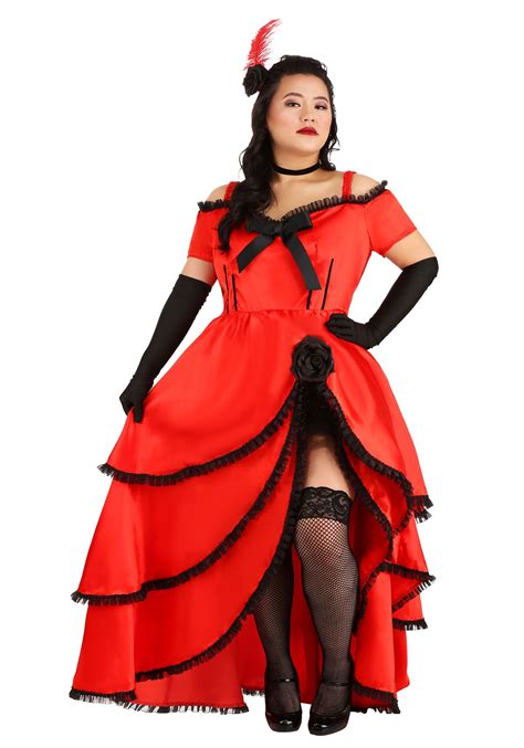 Plus Size Sassy Showgirl Womens Costume