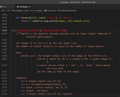 vscode如何查看某些python包库函数的详细使用信息？ 比如pytorch中的sum函数）？