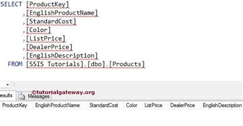 ole db command transformation in ssis