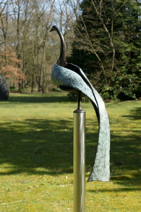 Bronzen Tuinbeeld Unicum Gemaakt In Opdracht Beeldhouwen Tuinbeeld
