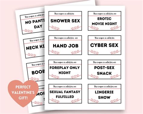 birthday sex coupons sex coupons for husband birthday t etsy