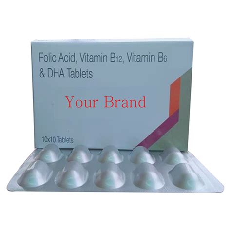 Folic Acid Vitamin B12 Vitamin B6 And Dha Tablets General Medicines At