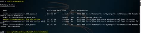 github eesshq cve 2017 0144 etneralblue ms17 010 remote code execution