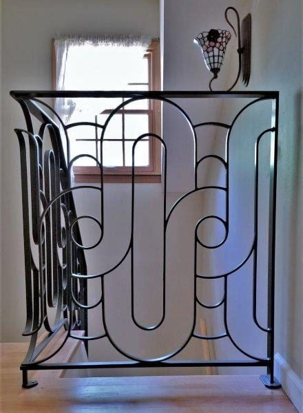 Art Deco Metal Railing Great Lakes Metal Fabrication