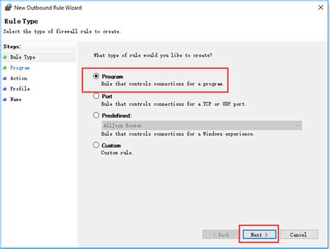 how to block a program with windows firewall in windows 10