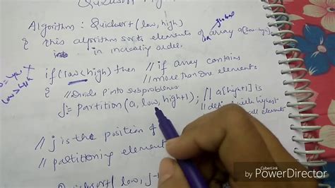 quicksort algorithm using divide and conquer technique lecture21 ada