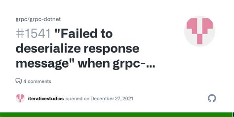 failed to deserialize response message when grpc timeout header isn t