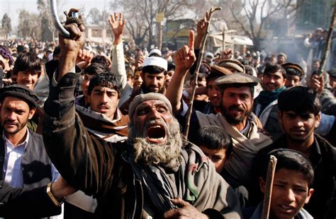 Afghan Protests Over Burning Of Korans Spread For 3rd Day The New