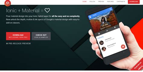 top 10 material design ux ui frameworks used by web developers as