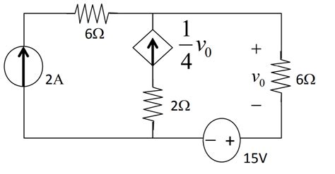 solved determine v0 in this circuit using node voltage me