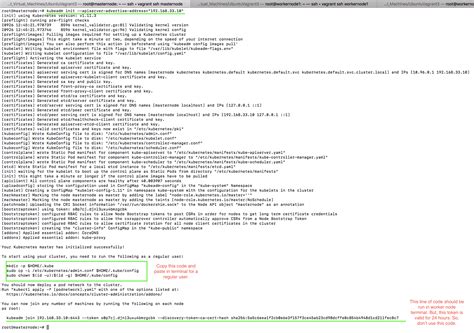 kubernetes multi node cluster with vagrant included