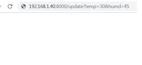 node js web server in pc esp32 esp8266 sensor temp humd