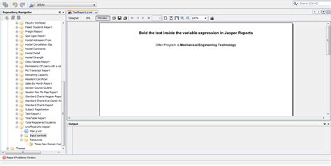 how to bold the text inside the variable expression in