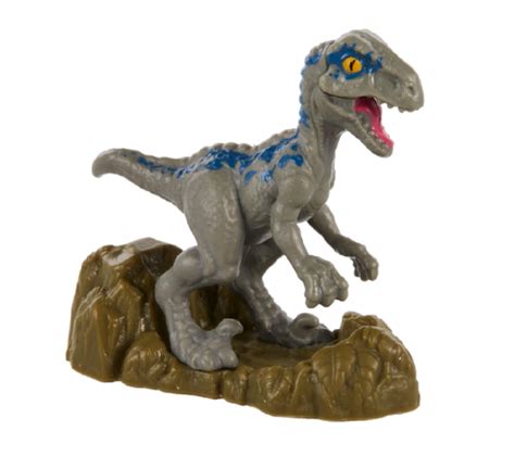 Купить Динозавр Imaginext Velociraptor Blue Jurassic World Micro
