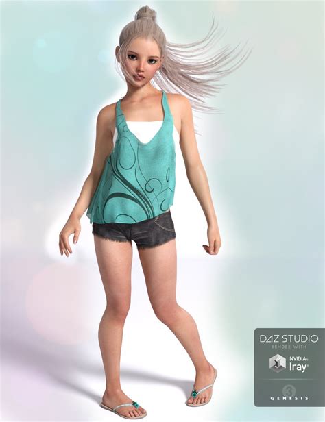 P3d Brita For Tween Julie 7 Daz 3d