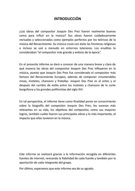 Ejemplos De Introduccion