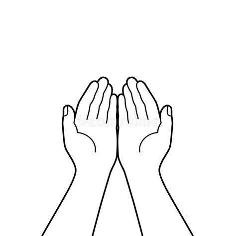 Cupping Hands Vector