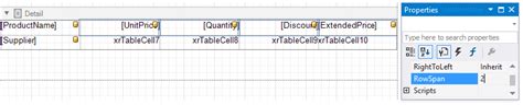 create a table report reporting devexpress documentation