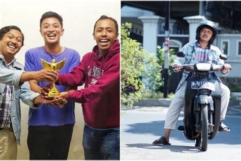 9 Potret Kenangan Tisna Bersama Kru Dan Pemain Tukang Ojek Pengkolan