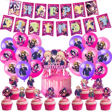 Buy Oshi No Ko Birthday Party Decoration Include Ai Hoshino Birthday