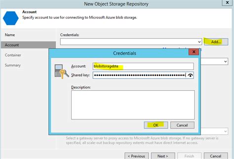 azure blob storage ve veeam backup and replication entegrasyonu