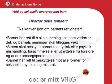 Ppt Vold Og Seksuelle Overgrep Mot Barn Powerpoint Presentation Free