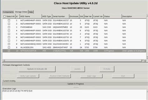 m 2 firmware upgrade with host upgrade utility cisco