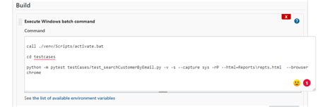 jenkins running python code getting modulenotfounderror no module