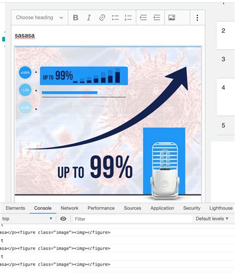 javascript upload images with ckeditor and show img src