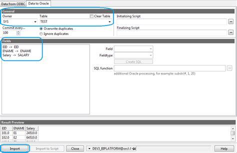 journey with obiee import data from excel to oracle table using pl sql