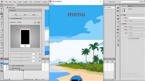 Modifikasi Button I Navigasi Antar Scene I Adobe Flash Cs6 Air For