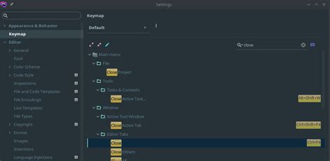 ctrl f4 does not close editor tab ides support intellij platform