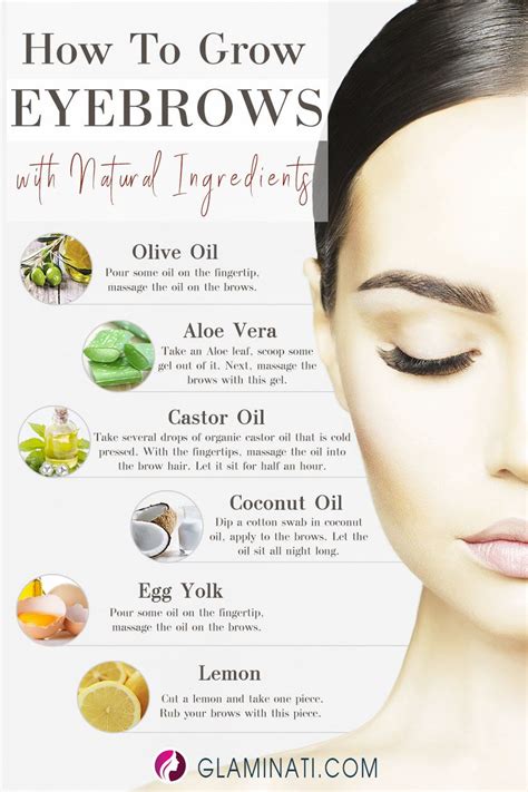 Tips And Recipes To Grow Your Eyebrows Naturally And Fast How To Grow
