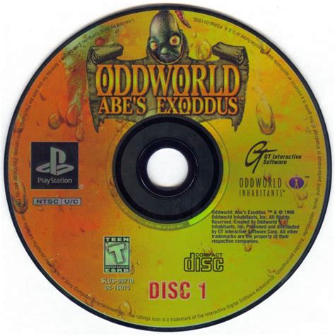 Oddworld Abes Exoddus Cover Or Packaging Material Mobygames