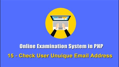 15 check user unique email address online examination system in php