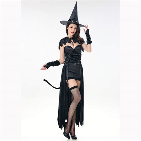 Sexy Wicked Witch Dress Halloween Masquerade Cosplay Adult Costume N17090