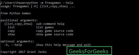 módulo freegames en python acervo lima