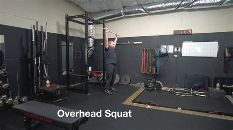 Overhead Squat Form Video Youtube