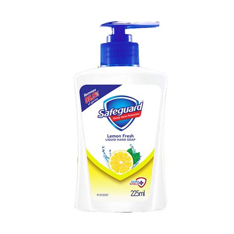 Safeguard Hand Soap Lemon Fresh 225ml Citimart