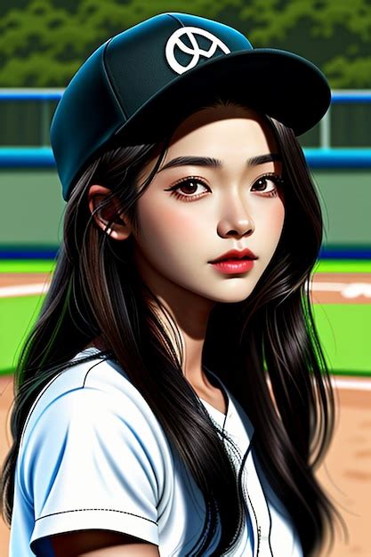 Jeune Belle Fille Portant Un Chapeau Avec Des Traits Du Visage Exquis