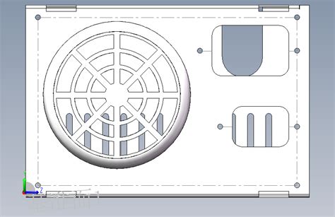 钣金箱 Solidworks 2019 模型图纸下载 懒石网