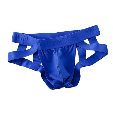 Mens Jockstrap Underwear Low Waist Breathable Athletic Supporter Jock