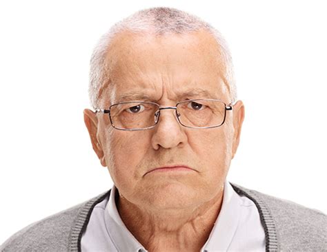 Grumpy Person