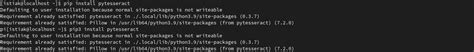 python pytesseract pytesseract tesseractnotfounderror tesseract is