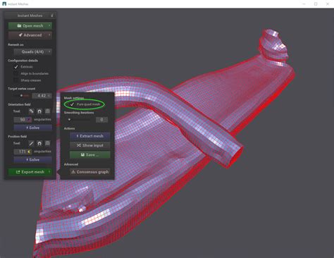 solved instant meshes anyone get useable quads into fusion seems